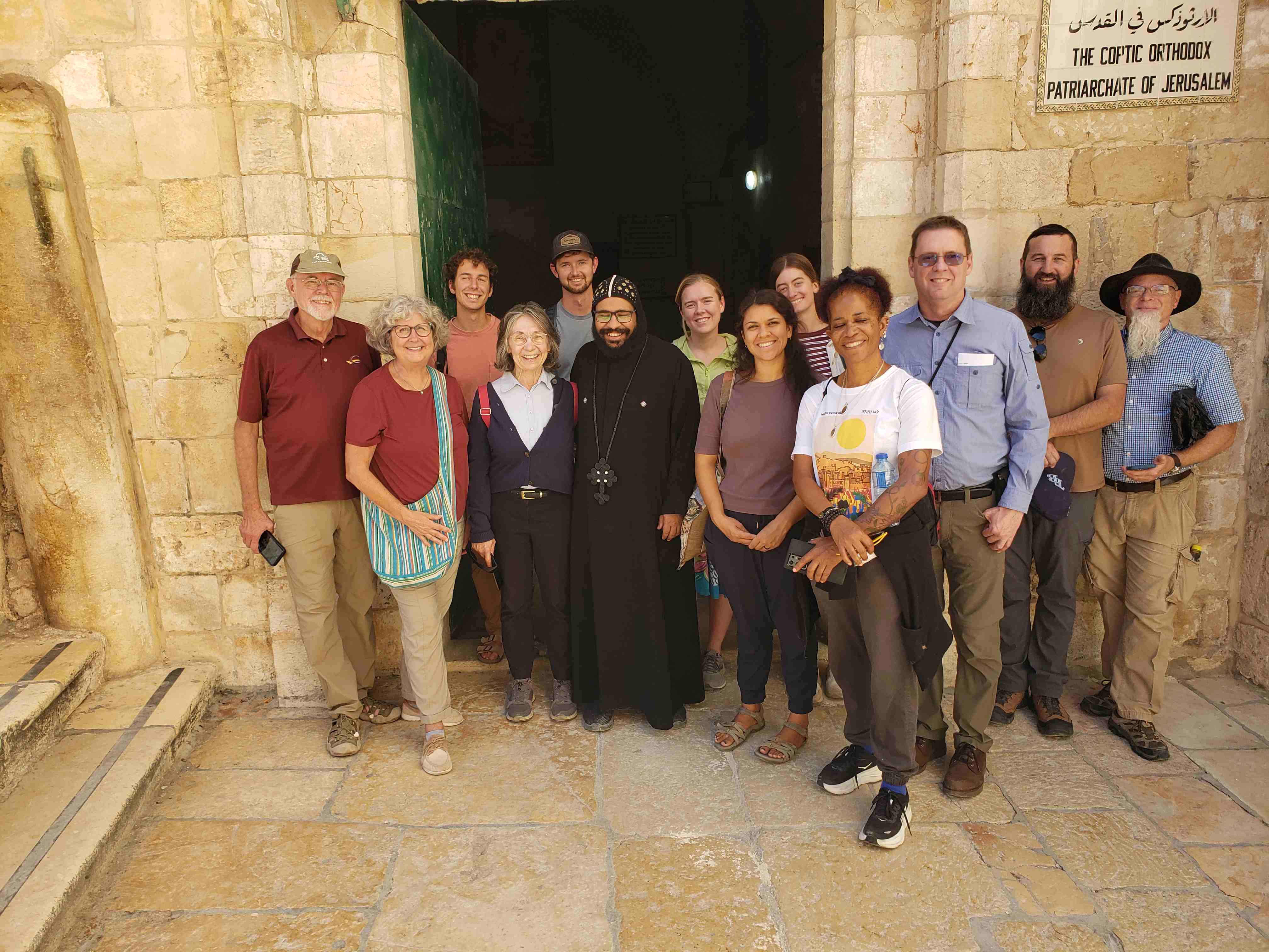 Historical study group with Coptic leader – small – We go to hard ...